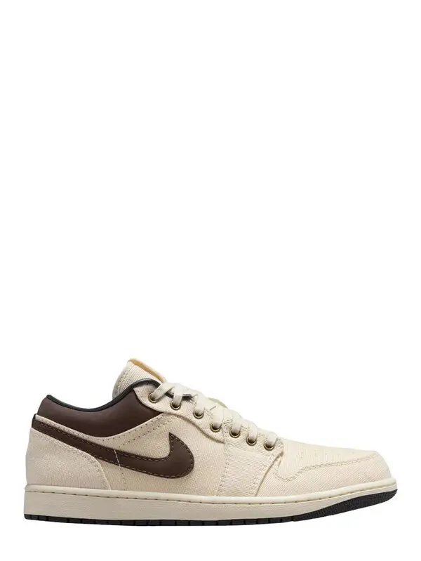 JORDAN 1 Low Premium Sneakers - Cream