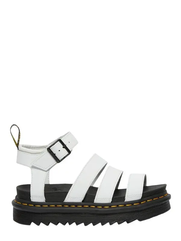 Dr. Martens Blaire Hydro Leather Strap Sandal - White