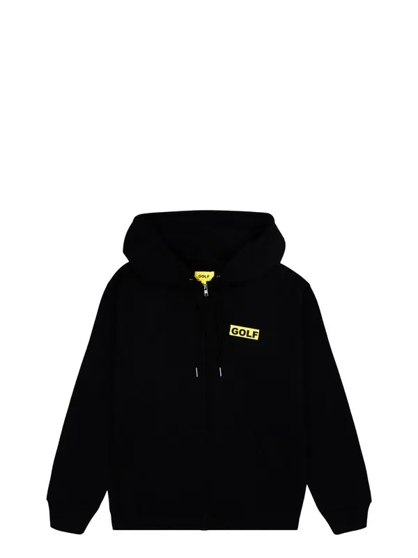 GOLF WANG Collage Zip Up Hoodie - Black