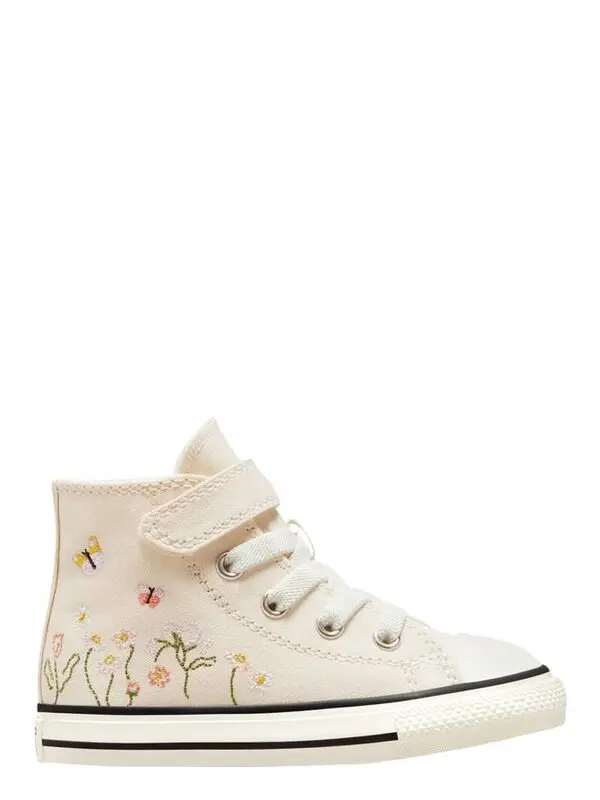 CONVERSE Chuck Taylor All Star Easy-on High Td Embroidered Floral Print - White