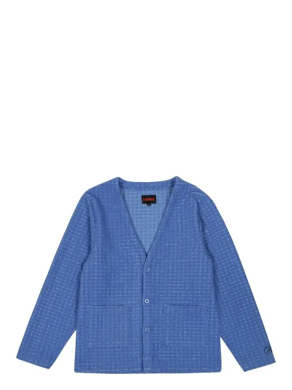PLEASURES Boredom Cardigan - Blue
