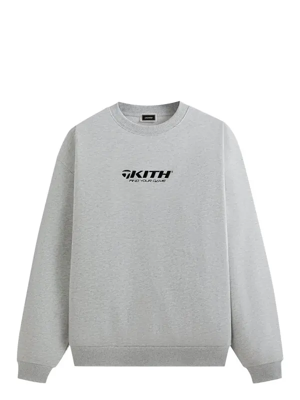 Kith For Taylormade Find Your Game Nelson Crewneck - Grey