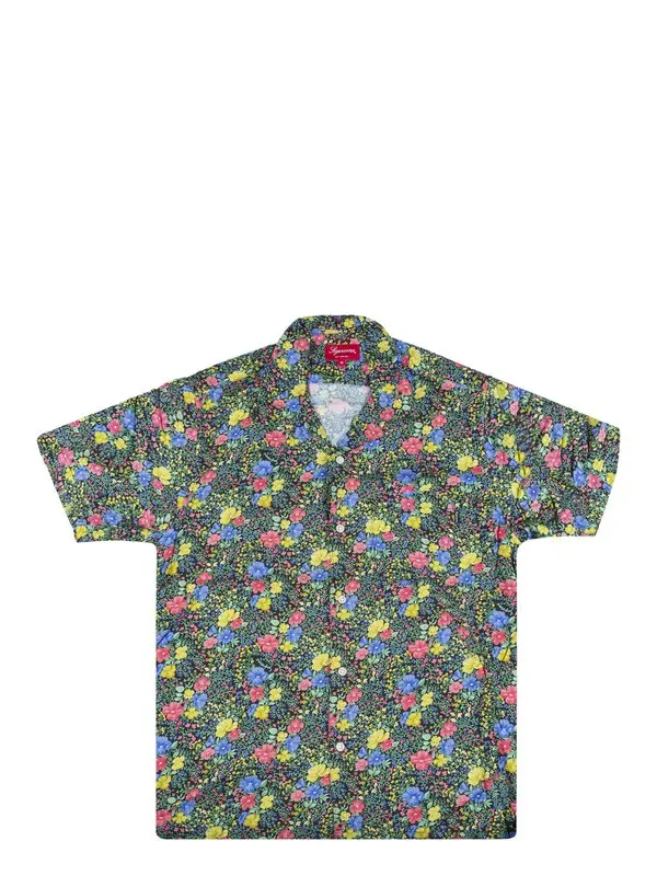 Supreme Mini Floral Rayon Shirt - Black