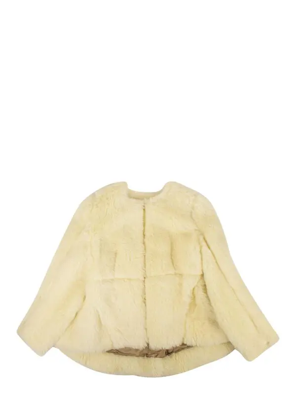 Marni Alpaca Fur Jacket - Yellow