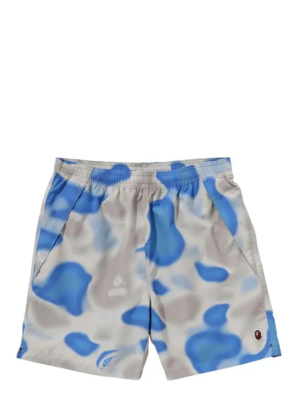 BAPE Liquid Camo Beach Shorts - Blue