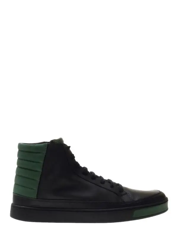 Gucci Signature Leather High-top Sneaker - Black