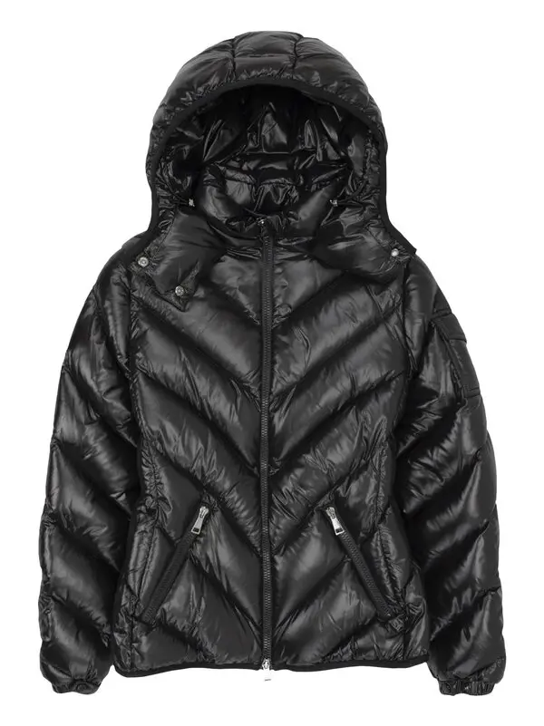 Moncler Brouel Shiny Puffer Jacket - Black