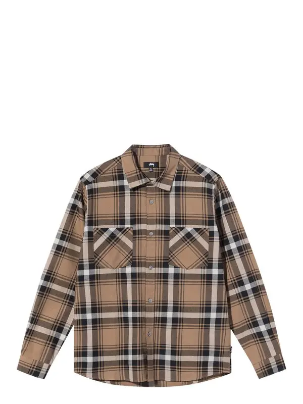StÜssy Classic Bailey Plaid Long-sleeve Shirt - Brown