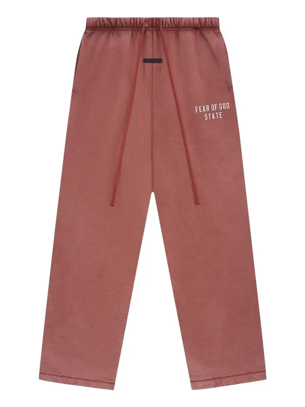 Fear Of God Heavy Fleece Relaxed Sweatpant - Red