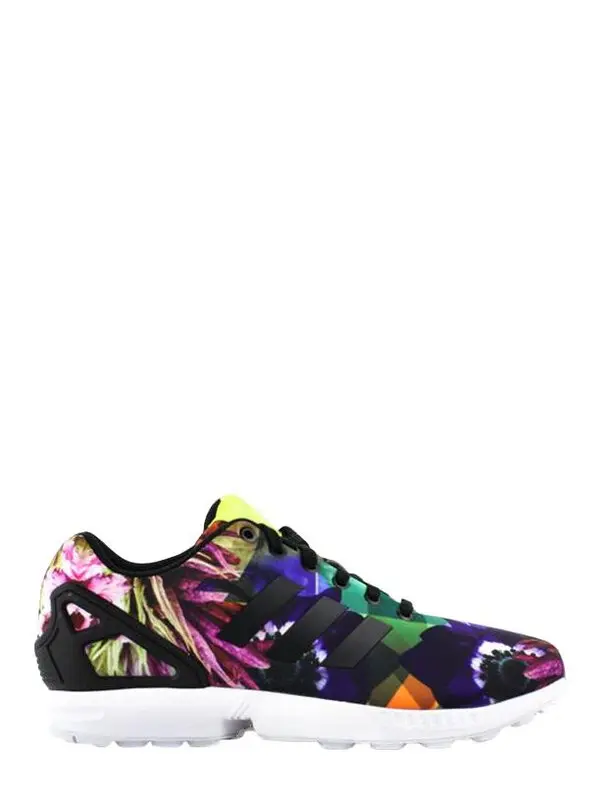 Adidas Zx Flux 'floral Torsion City Pack' Sneakers - Black