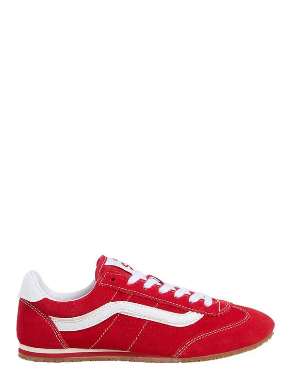 VANS Super Lowpro Racing Sneakers - Red