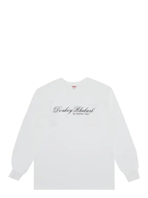 Supreme X Aphex Twin Long-sleeve Tee - White