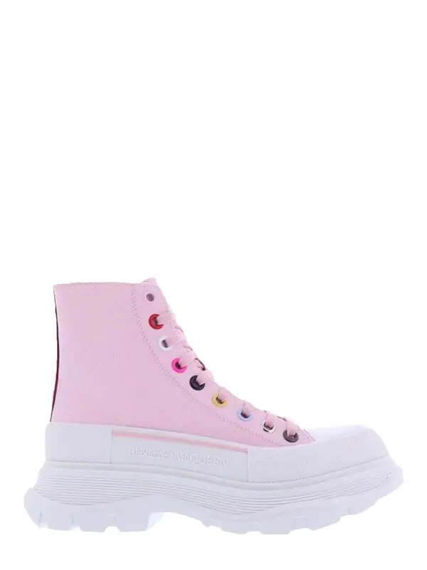 Alexander McQueen Tread Slick High-top Sneakers - Pink