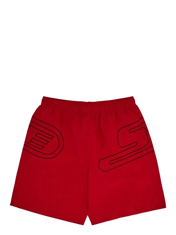 Supreme Big Logo Nylon Short - Red