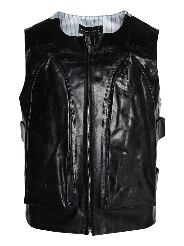 WHO DECIDES WAR BY EV BRAVADO Bullet Point Vest - Blue