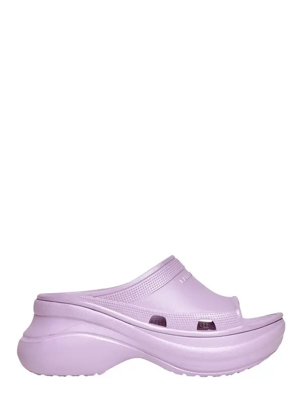 Balenciaga Crocs X Pool Slide Sandal - Purple