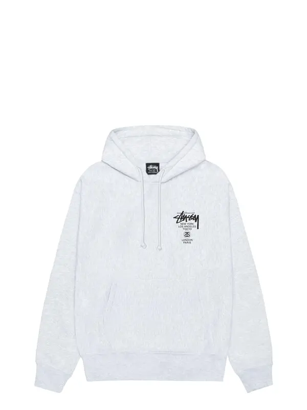 StÜssy World Tour Hoodie - Grey