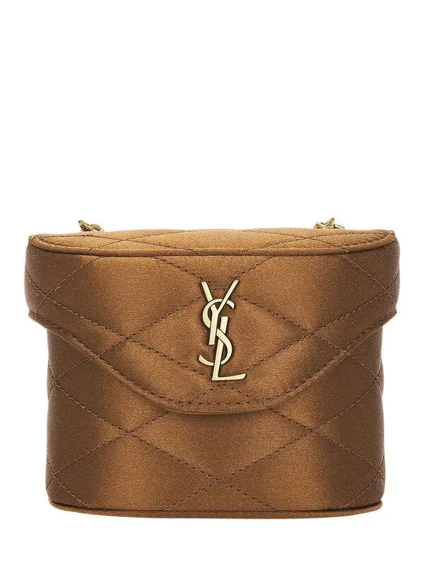 Saint Laurent Mini June Chain Bag - Brown