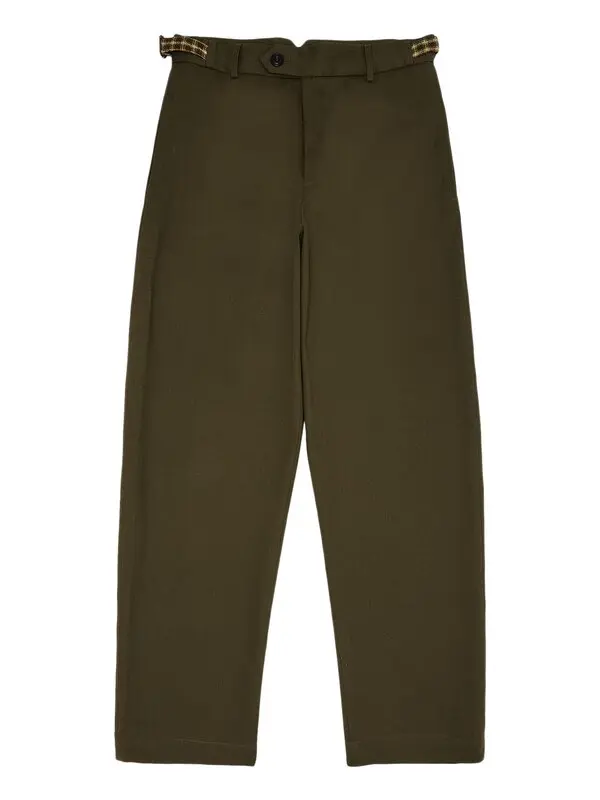 NICHOLAS DALEY Two Pocket Straight Leg Trouser - Green