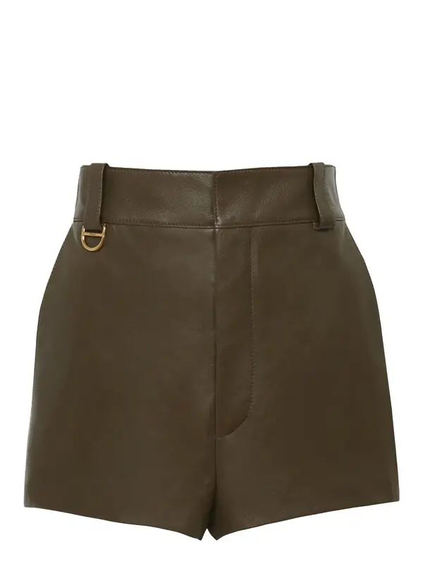 Chloé Leather Short - Green