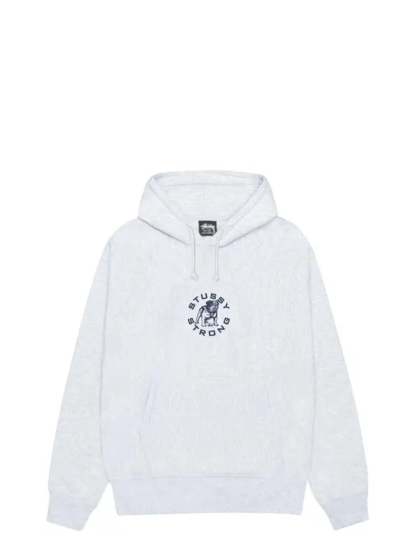 StÜssy Strong Mac Hooded Sweatshirt - Grey