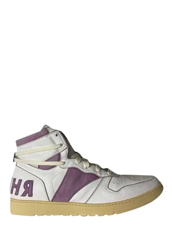 Rhude Rhecess High Top Sneakers - White