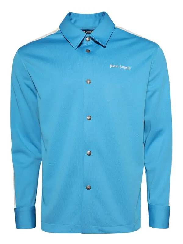 Palm Angels Classic Logo Track Shirt - Blue