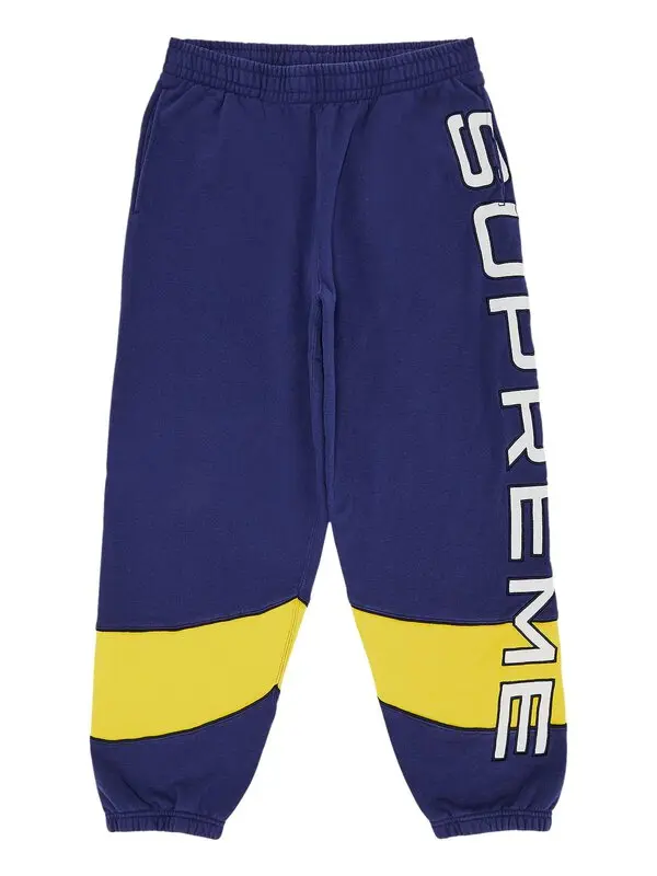 Supreme Paneled Sweatpant - Blue