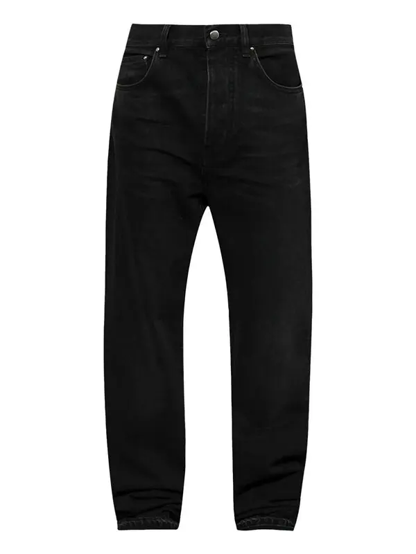 Amiri Released Hem Straight Jean - Black
