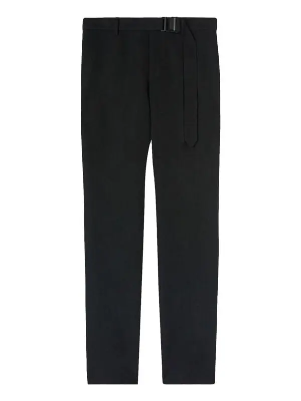 Off-White Buckle Dry Wool Slim Pant - White