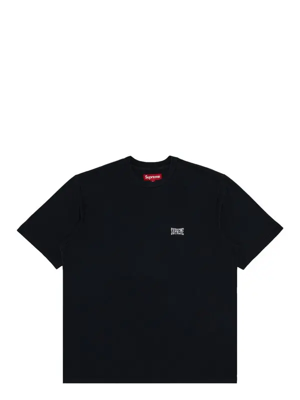 Supreme Warm Up Washed Short-sleeve Top - Black