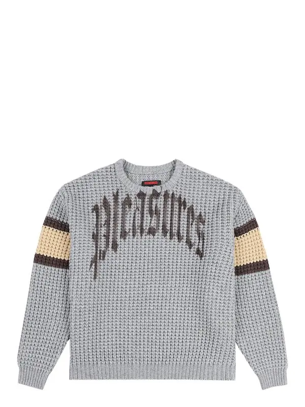 PLEASURES Twitch Chunky Knit Sweater - Grey
