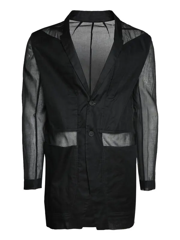 Rick Owens Lido Blazer Jacket - Black