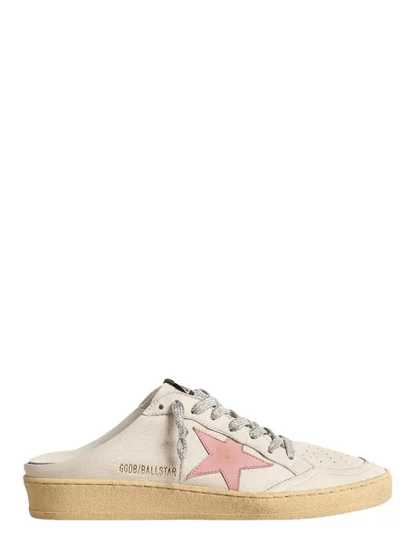GOLDEN GOOSE Ballstar Sabot - White