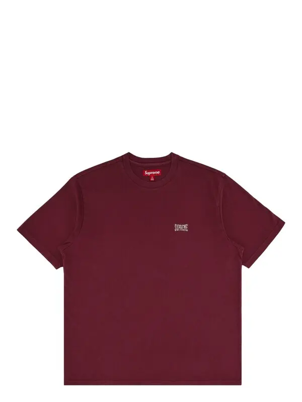 Supreme Warm Up Washed Short-sleeve Top - Red
