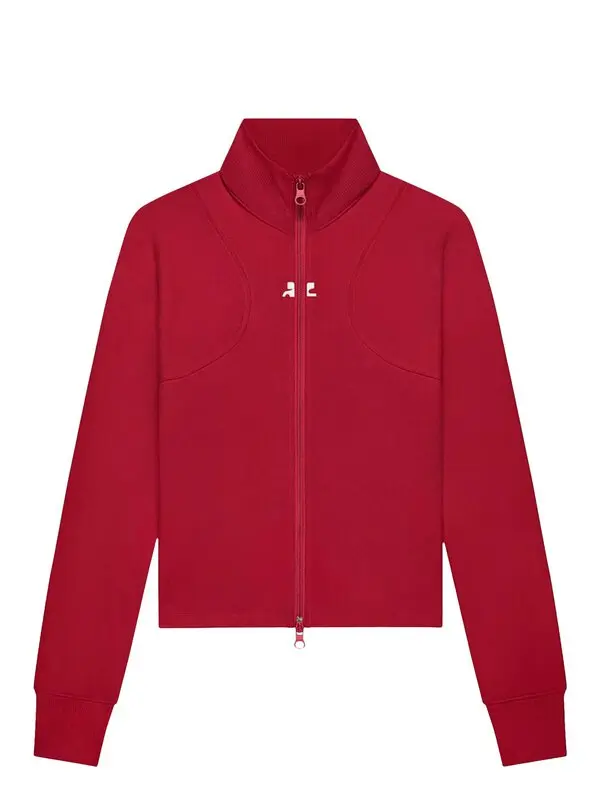 COURREGES Scuba Interlock Track Jacket - Red