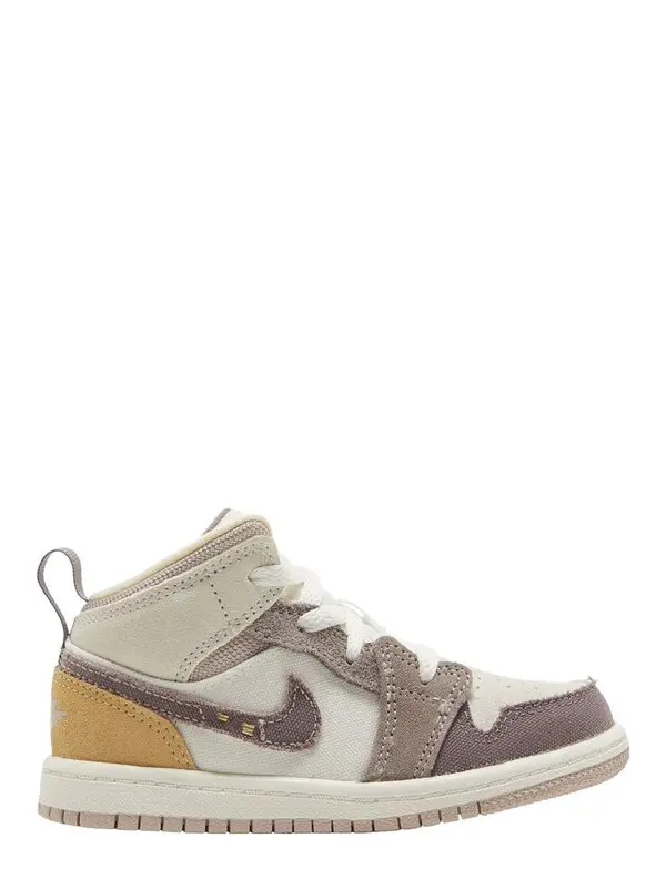 JORDAN 1 Mid Se Craft Td Sneakers - Brown
