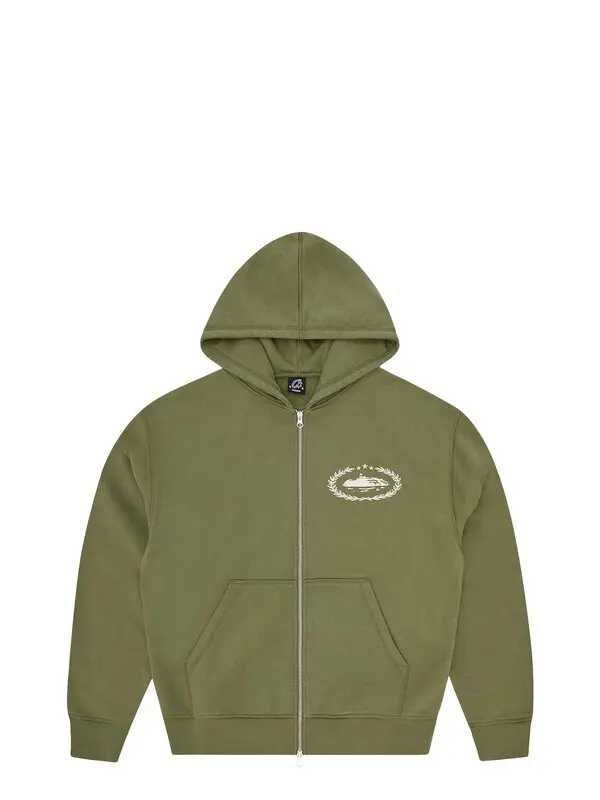 CORTEIZ Superior Royale Zip Hoodie - Green