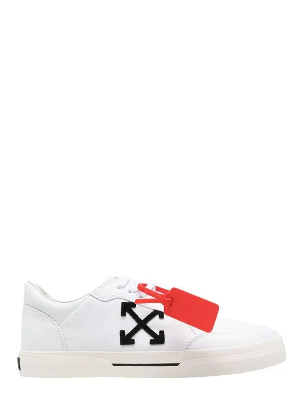 Off-White Vulcanized Low Top Sneakers - White