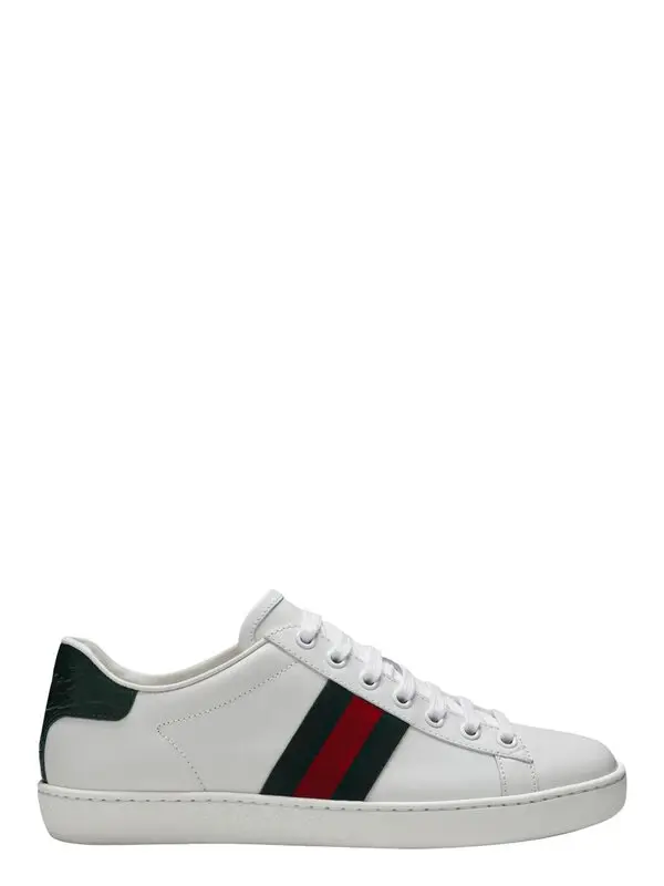 Gucci Ace Crocodile Sneakers - Green