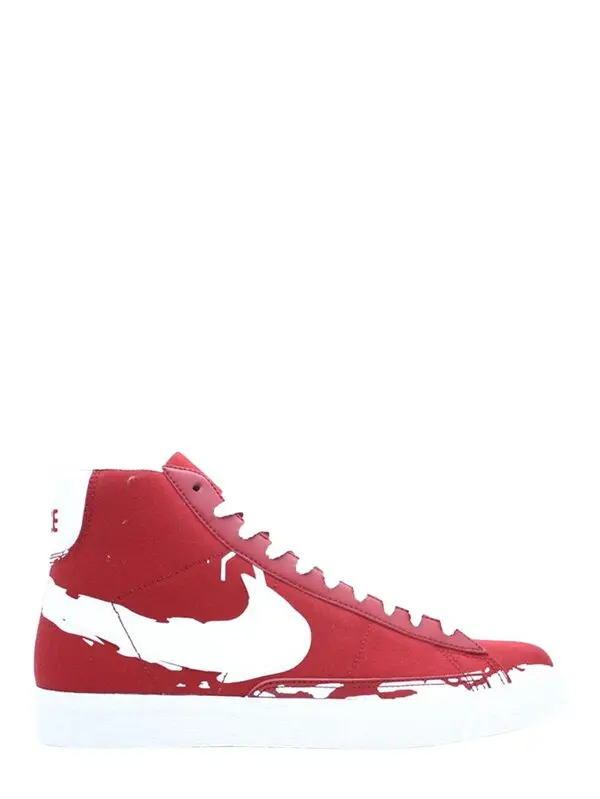 Nike Blazer High Top Sneakers - Red