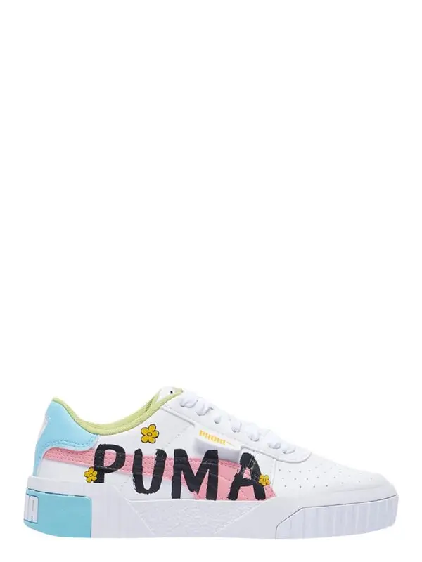 PUMA Cali Novelty Jr 'flower' Sneakers - White