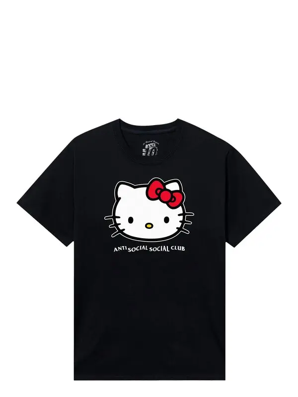 ANTI SOCIAL SOCIAL CLUB X Hello Kitty Weird Tee - Black
