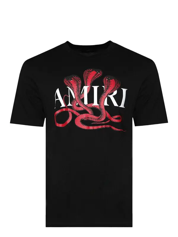 Amiri Snake Graphic Tee - Black