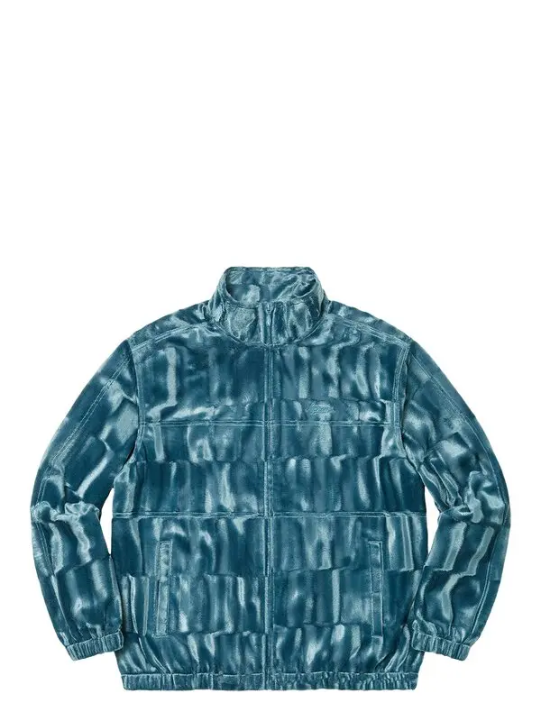 Supreme Velour Track Jacket - Blue