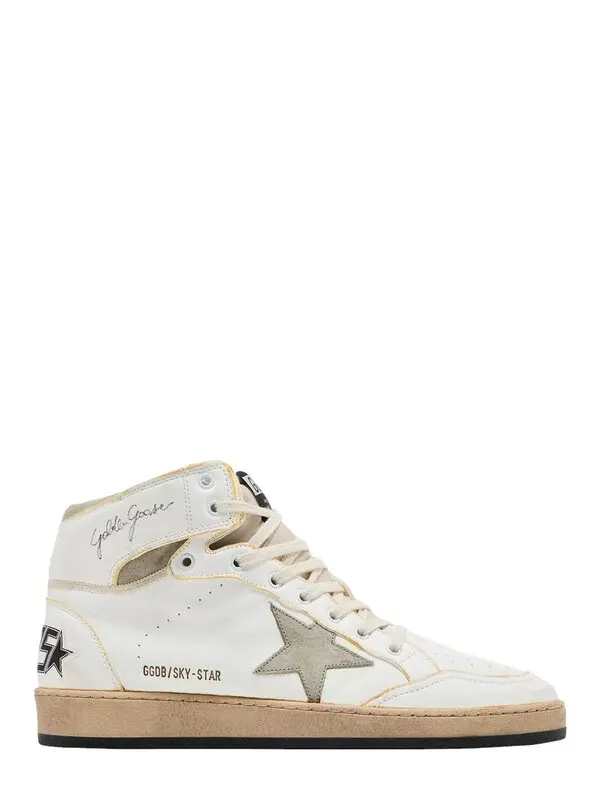 GOLDEN GOOSE Sky Star Sneakers - Cream