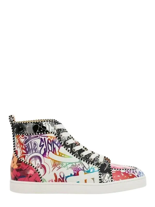 CHRISTIAN LOUBOUTIN Rantus Orlato Graffiti Flats - Multicolor
