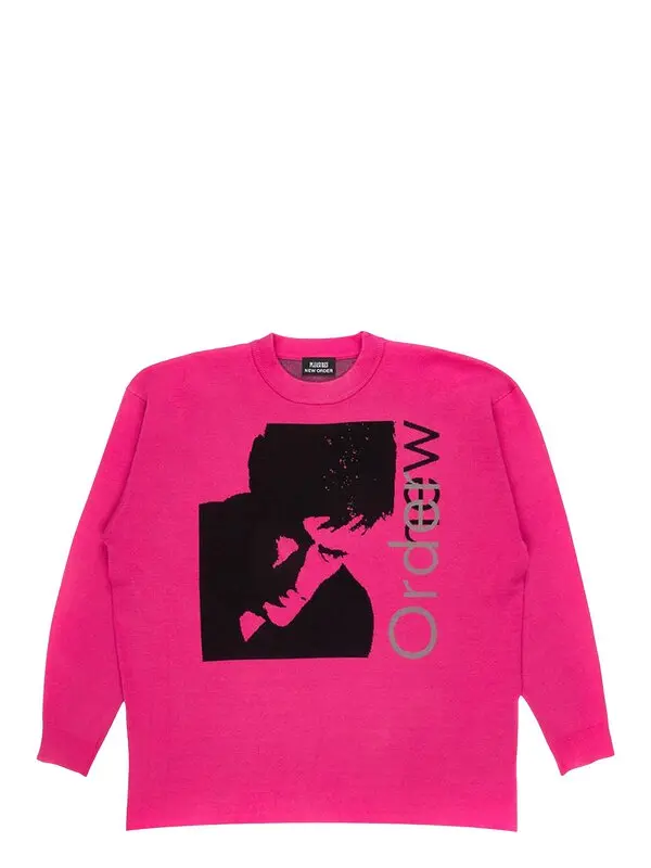 PLEASURES Lowlife Jacquard Sweater - Pink