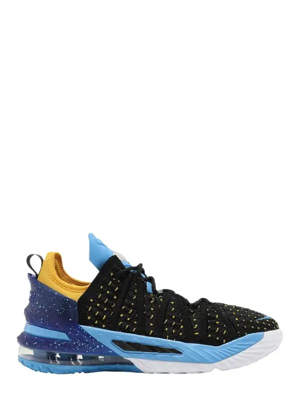 Nike Lebron 18 Gs 'lakers Heritage' Sneakers - Black