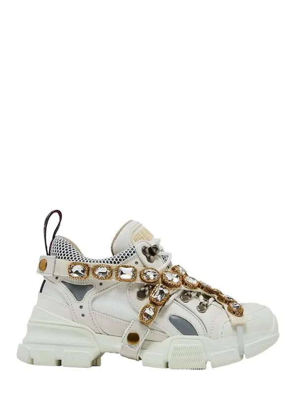 Gucci Flashtrek Crystals - White